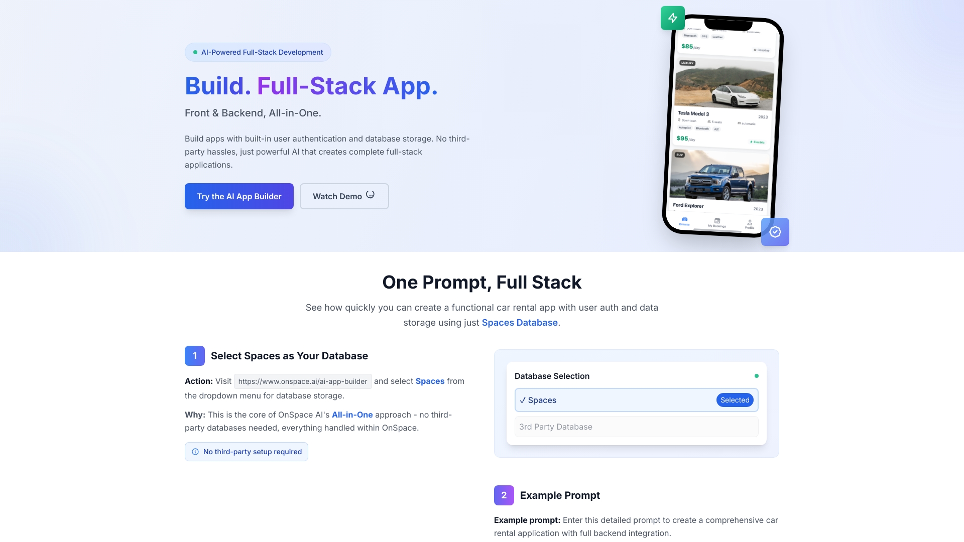 No Code: AI Build Full-Stack Apps with OnSpace AI | Complete Tutorial & Guide